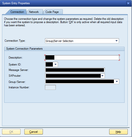 Establishing Connection with a SAP Message Server